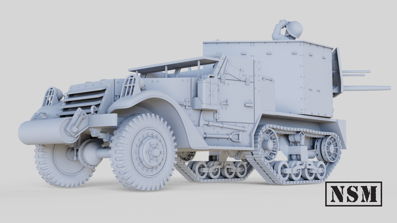 M15 CGMC Halftrack – Night Sky Miniatures
